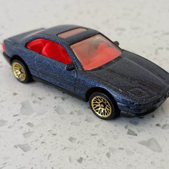 Hot Wheels | Toys | Hot Wheels Bmw 85i Blue Outside Red Interior Car ...
